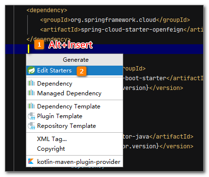 创建Springboot项目，以及使用EditStarters插件快速添加依赖_idea springboot添加stater支持-CSDN博客