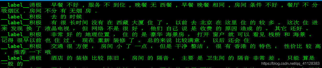 基于fasttext文本分类酒店评论进行预测酒店评论分类预测怎么写 Csdn博客 4275