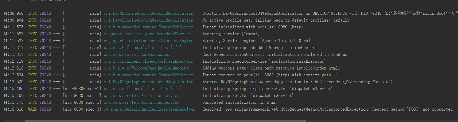 Orgspringframeworkwebrequestmethodnotsupportedexception Request Method Get Not