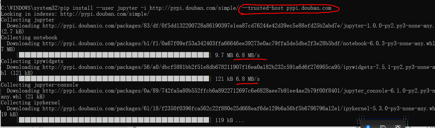 jupyter notebook环境配置以及提示下载超时解决方法_jupyter下载模型超时-CSDN博客