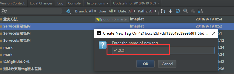 git tag (使用idea 增加/推送/删除标签等使用)_idea git tag push-CSDN博客