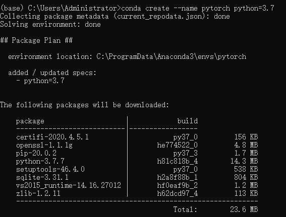 Anaconda下安装PyTorch1.5.0、、查看PyTorch版本_anaconda查看pytorch版本-CSDN博客