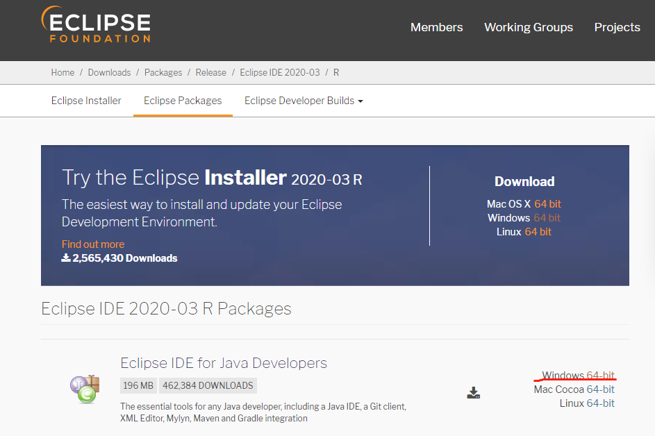 安装国内镜像Eclipse2020-03_eclipse国内镜像win64-CSDN博客