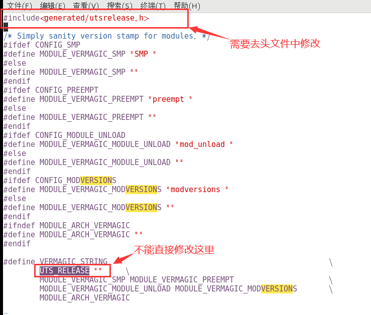 linux内核版本和模块版本号不一致_uname -r 和内核版本不一致-CSDN博客
