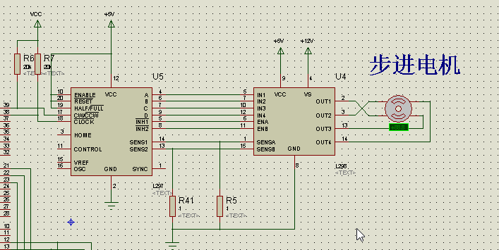 步进电机控制与LCD显示L297与L298_l297.l298n步进电机控制系统-CSDN博客