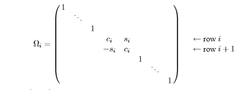givens变换化上hessenborg矩阵为上三角矩阵_python用givens变换化上hessenberg矩阵为上三角矩阵-CSDN博客