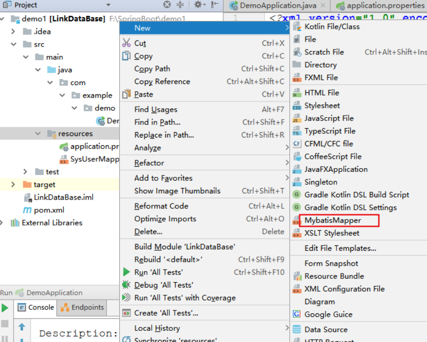 IDEA创建Mapper.xml文件（新建中没有mapper文件选项）_idea创建mappee.xml时没有 -CSDN博客