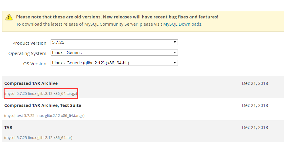 Linux上安装MySQL5.7.25--压缩包解压方式安装与RPM安装两种方式_rpm安装和zip包-CSDN博客