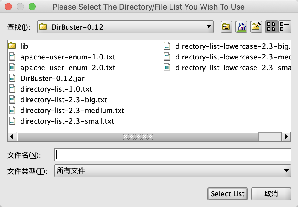 web目录扫描工具dirbuster使用详解_owasp dirbuster-CSDN博客