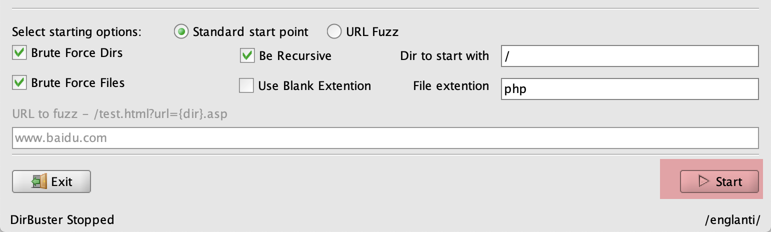 web目录扫描工具dirbuster使用详解_owasp dirbuster-CSDN博客