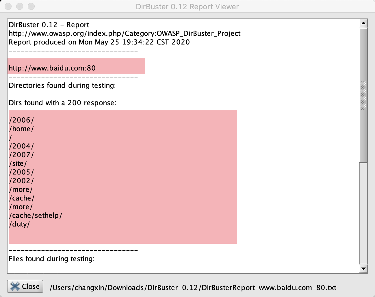 web目录扫描工具dirbuster使用详解_owasp dirbuster-CSDN博客