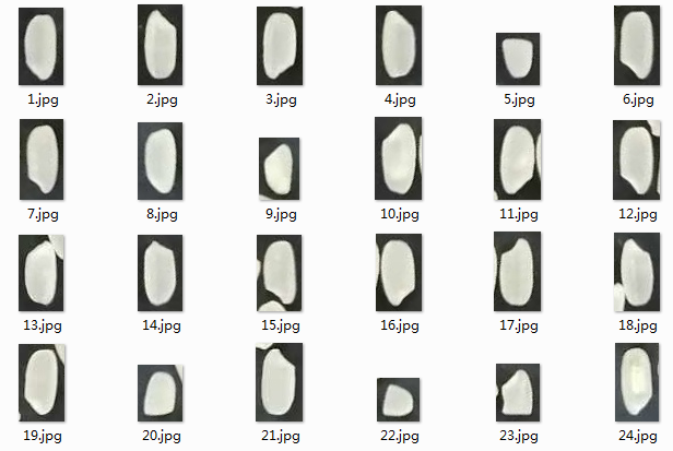 OpenCV-Python 通过边缘检测识别物体并批量提取(大米识别为例)——minAreaRect批量生成物体的最小外接矩形(旋转矩形)并 ...