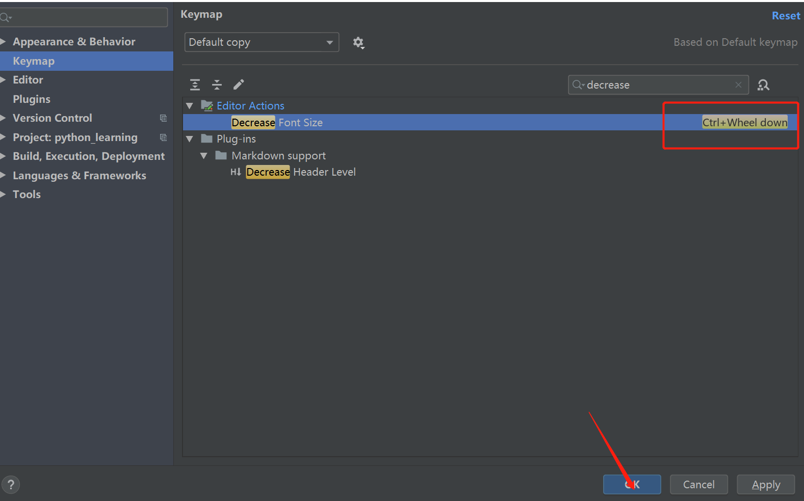 pycharm中设置鼠标滚动放大和缩小页面_pycharm怎么放大缩小-CSDN博客