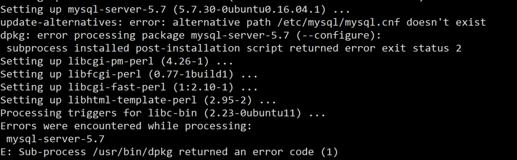 Ubuntu下Mysql出现dpkg: error解决办法_dpkg: error: cannot access archive 'mysql': no suc-CSDN博客