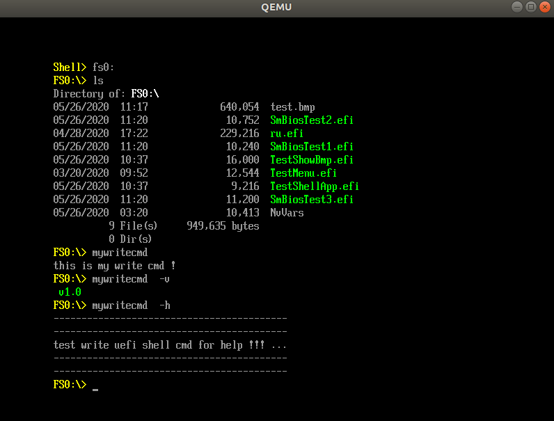 UEFI shell － 内置命令_uefi shell命令-CSDN博客