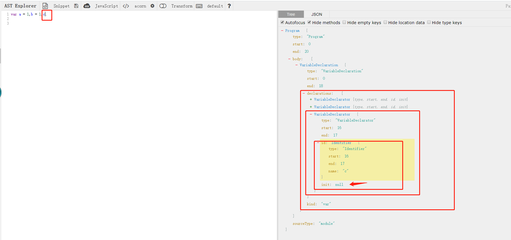 javascript ast语法树之变量声明VariableDeclaration_variabledeclarator-CSDN博客