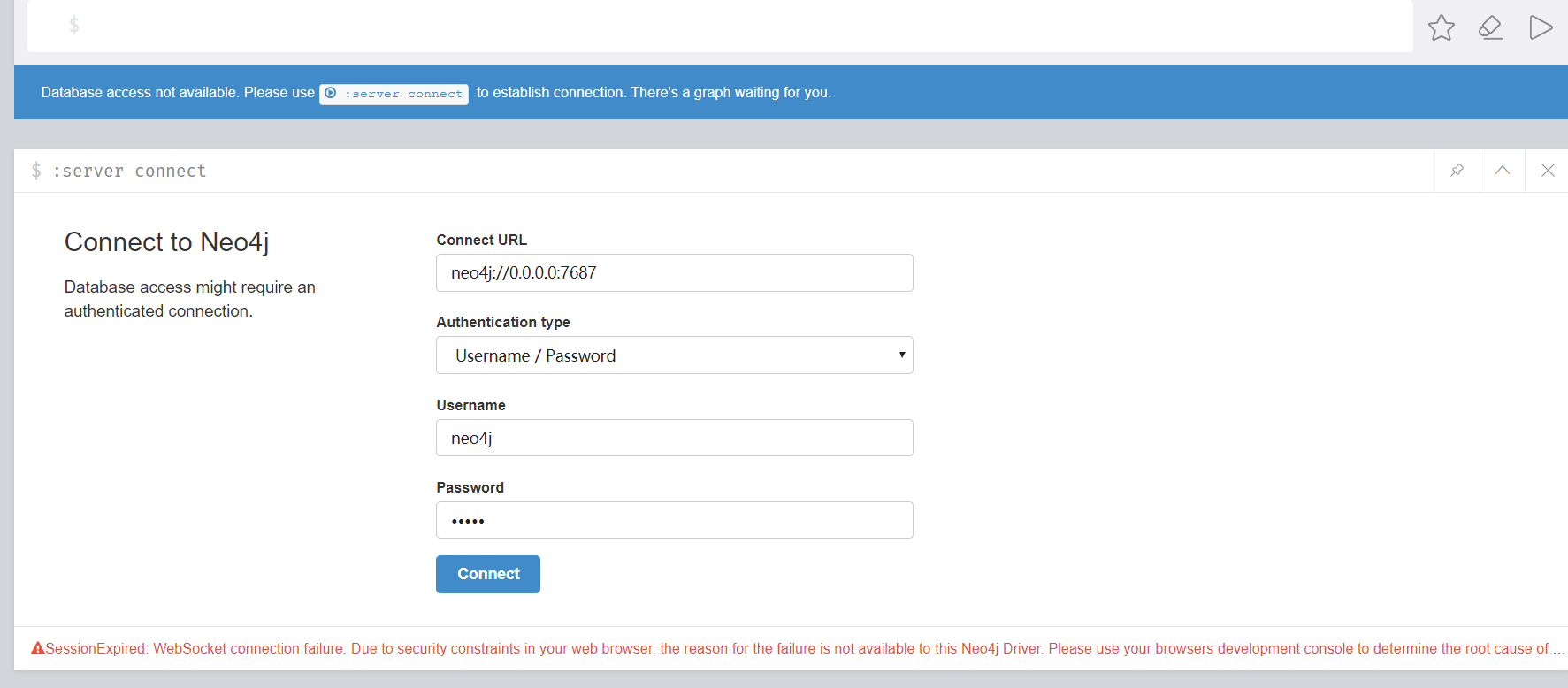 SessionExpired: WebSocket connection failure._websocket connection failure. due to security cons ...