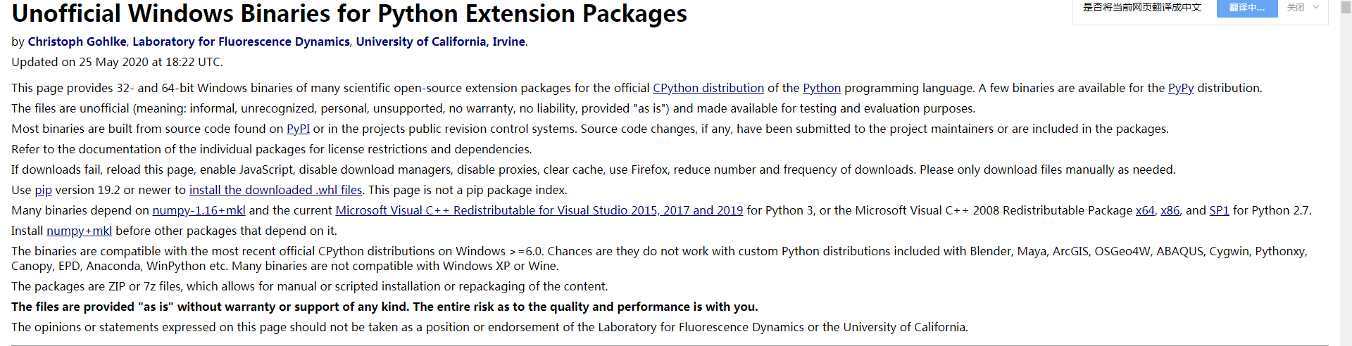 Python第三方库“快速”下载网站_python插件下载网站-CSDN博客