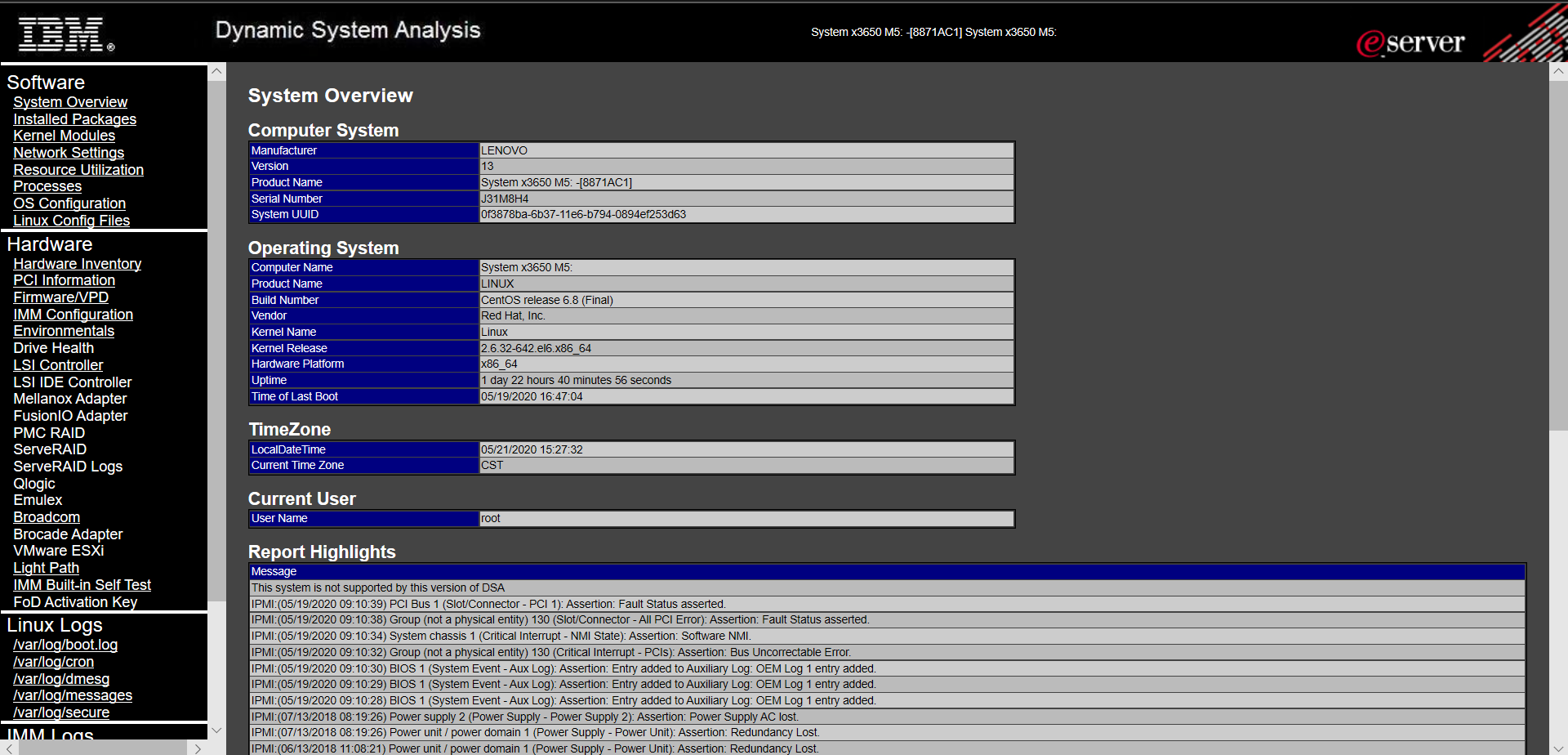 IBM&Lenovo DSA日志收集和解析方法_dsa工具怎么保存日志-CSDN博客