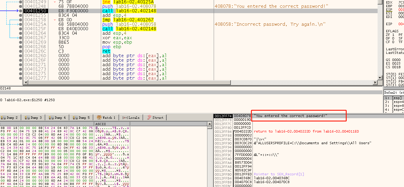 Lab16使用x64dbg调试带参数程序_x64debug参数_LoopherBear的博客-CSDN博客