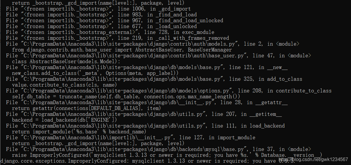 学习python的django执行python Manage Py Startapp Myapp创建应用出现的问题 Python黑洞网