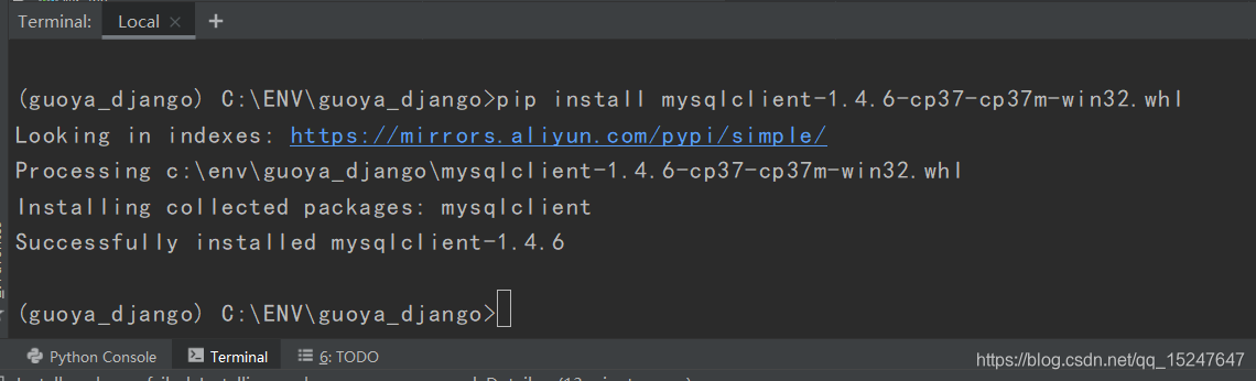 安装mysqlclient失败的解决办法,亲测有效。unable To Find Mysqlclient 140 Or Higher Version Csdn博客