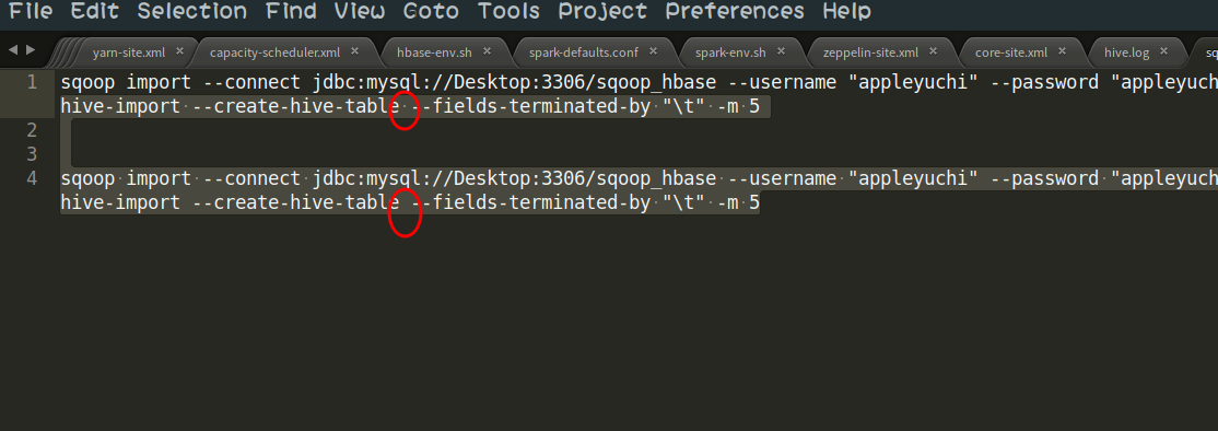 sqoop出现Error parsing arguments for import_error parsing arguments for import:-CSDN博客