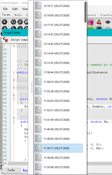 C#ScriptingForGrasshopper(二)——脚本编辑器_c# grasshopper脚本编辑-CSDN博客