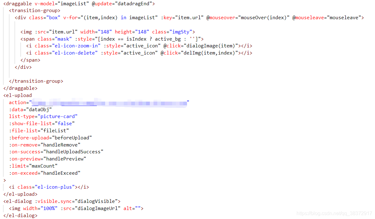 Vue 项目 Upload上传图片 并实现拖拽排序a Upload Draggable Csdn博客