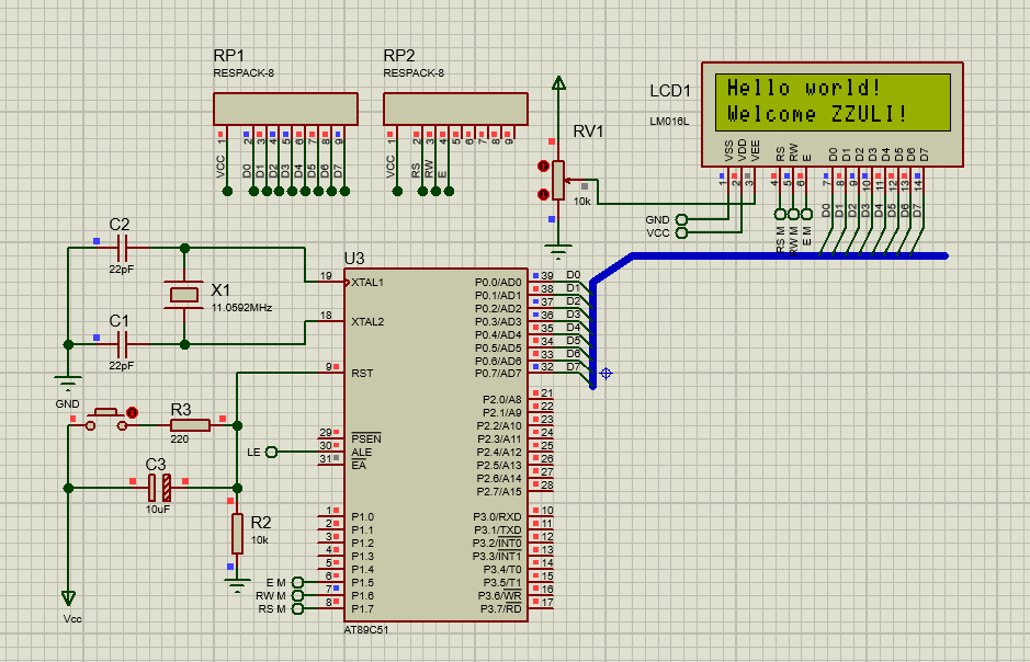 C51单片机实验-LCD1602显示实验_lcd 1602设计实例实验心得体会-CSDN博客