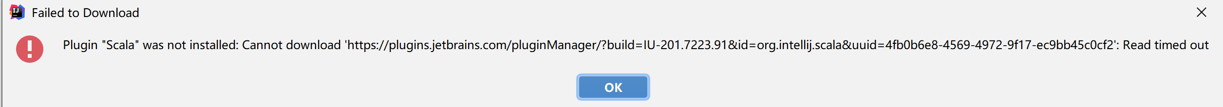 IDEA plugins 安装Scala插件失败_plugin "scala" download or installation failed-CSDN博客