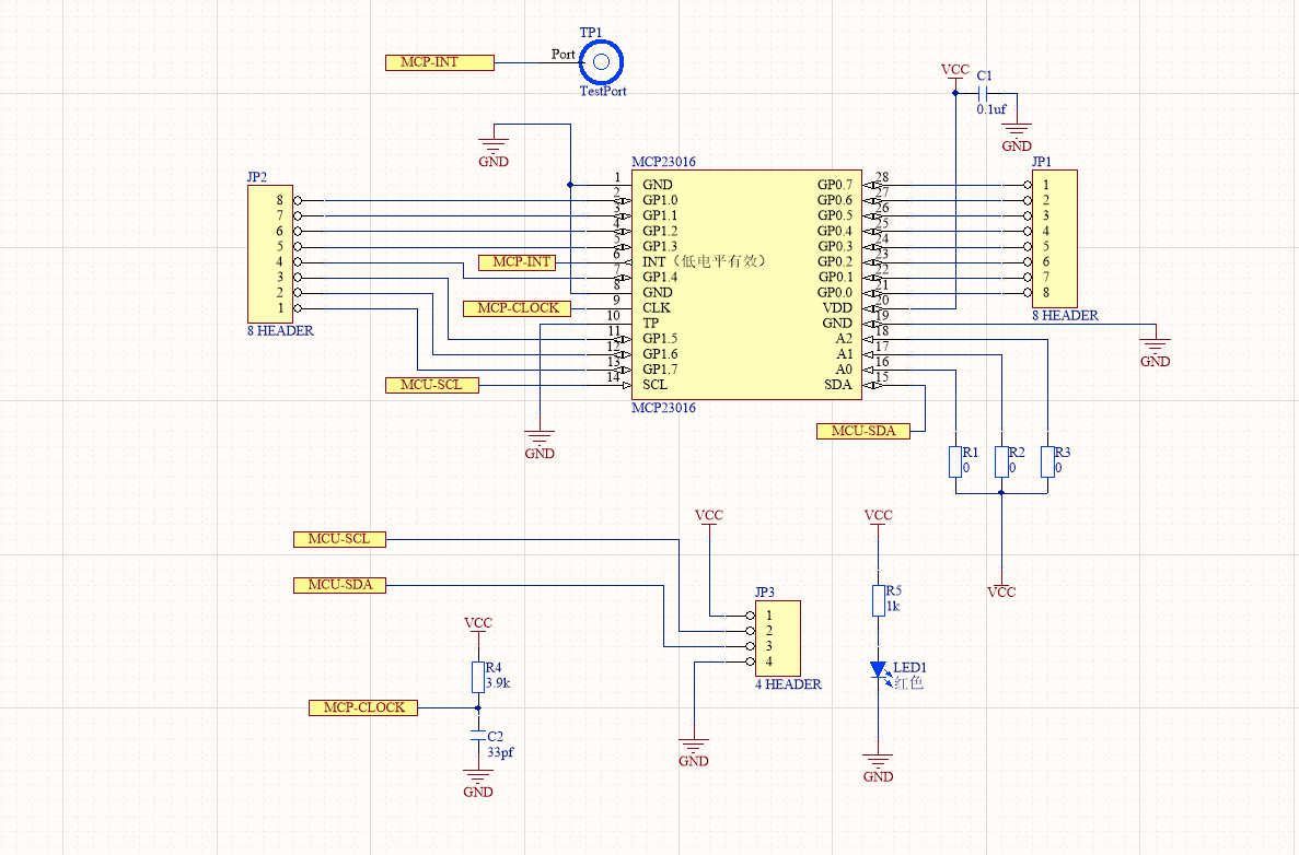 IO口不够了？基于I2C的 IO扩展芯片驱动和开发_单片机io口扩展芯片-CSDN博客