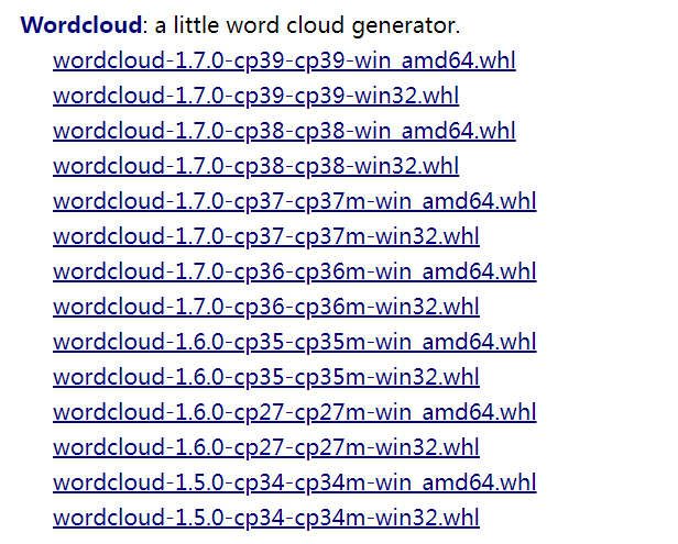 wordcloud库的安装_wordcloud库官网-CSDN博客