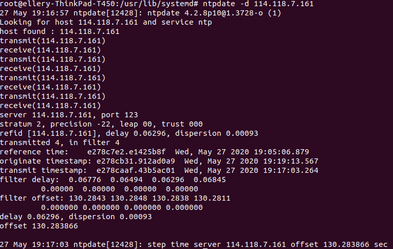 NTP调整系统时间同步_ntp 手动同步-CSDN博客