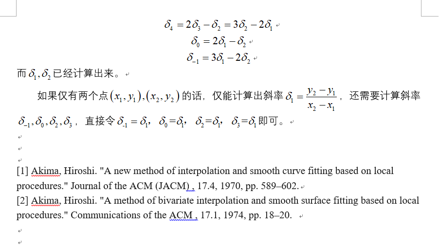 Makima修正Hermite插值_makima插值-CSDN博客