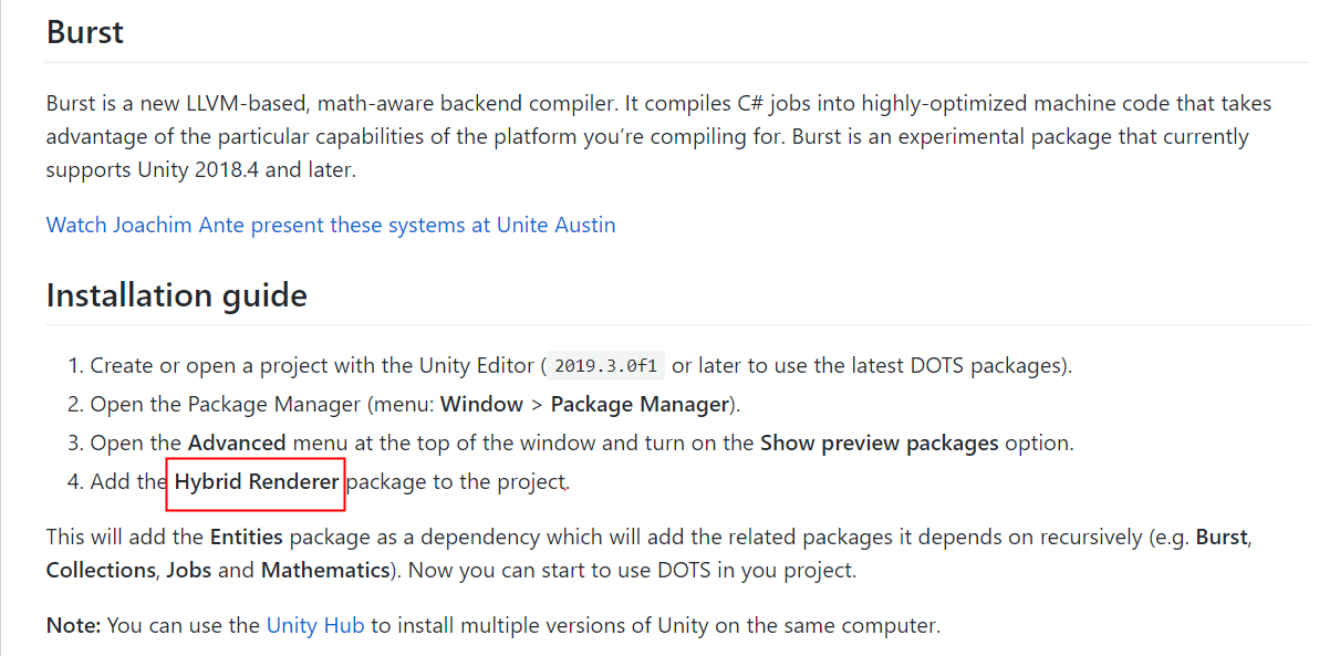 UnityECS学习和安装_unity 2019 ecs环境按装-CSDN博客