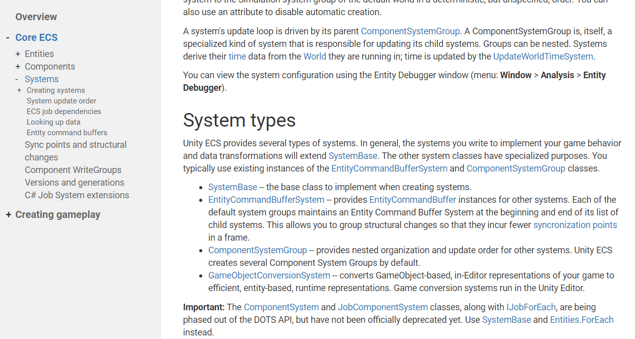 UnityECS学习和安装_unity 2019 ecs环境按装-CSDN博客