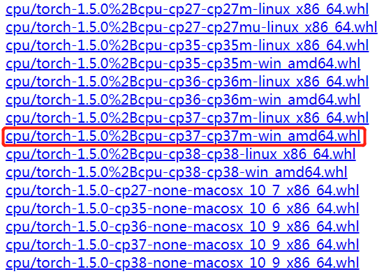 如何安装torch 1.5.0+cpu和torchvision 0.6.0+cpu_torch1.5.0-CSDN博客