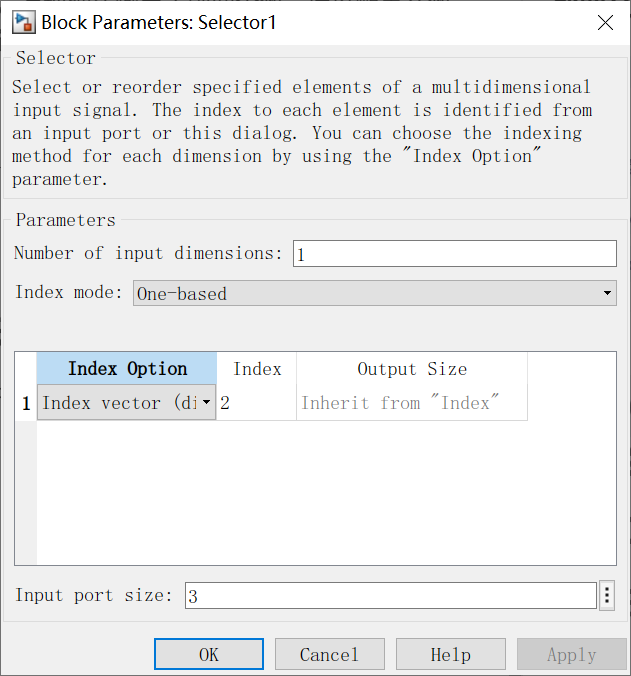 Simulink代码生成： Selector模块及其代码_simulink selector-CSDN博客
