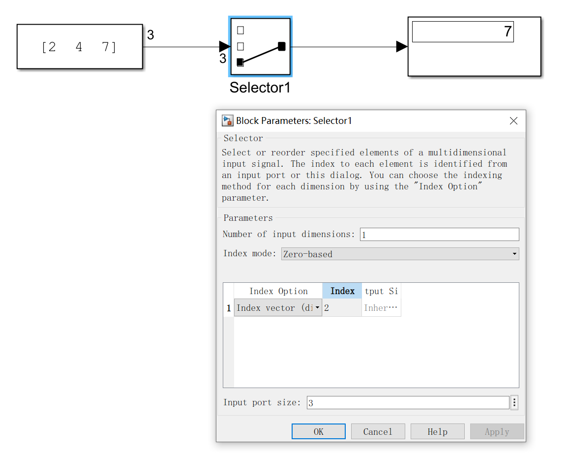 Simulink代码生成： Selector模块及其代码_simulink selector-CSDN博客
