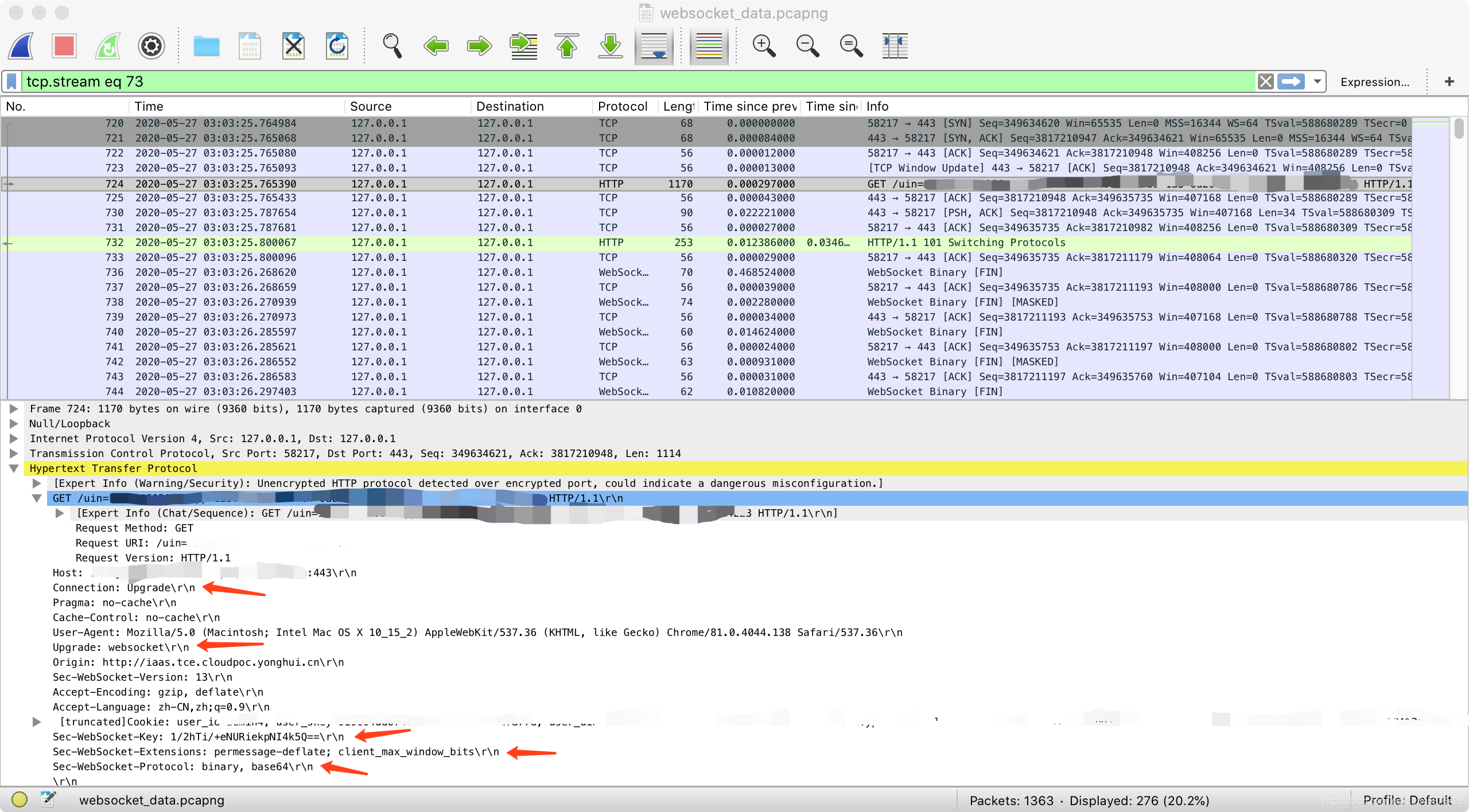 Websocket协议详解及报文分析websocket 127001 Csdn博客 1306