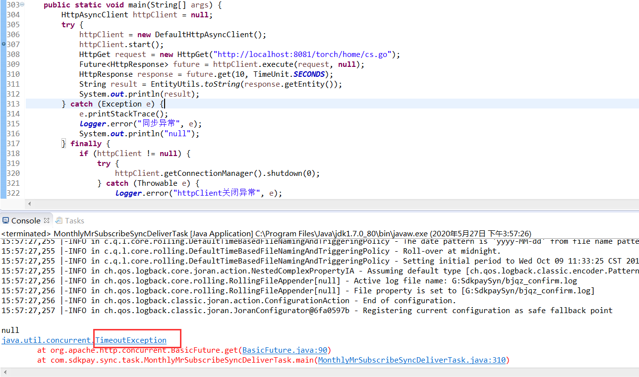 fature.get(long timeout, TimeUnit unit)超时是否返回null的情况_java中feature.get会报空指针嘛-CSDN博客