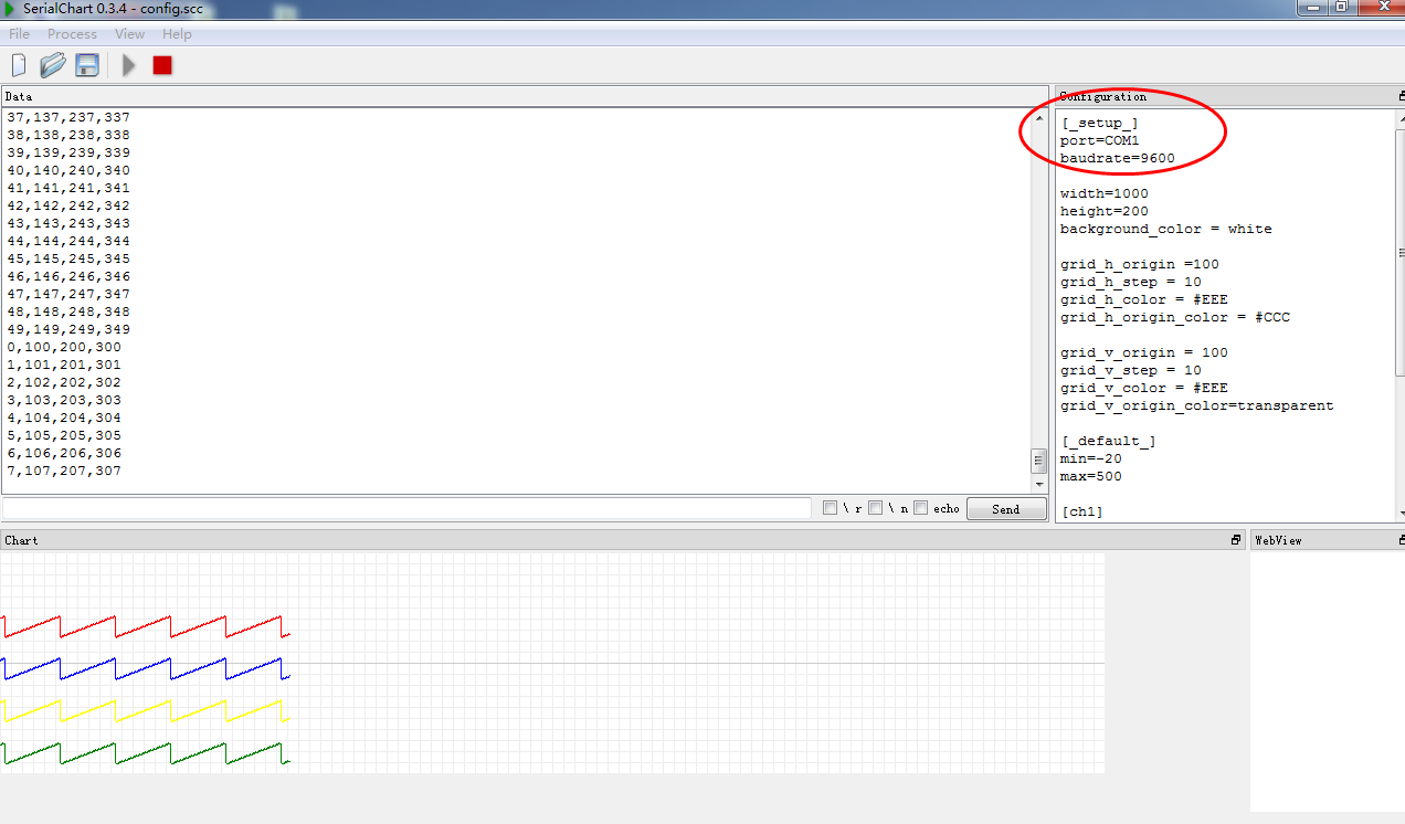 串口波形显示软件SerialChart的使用-CSDN博客