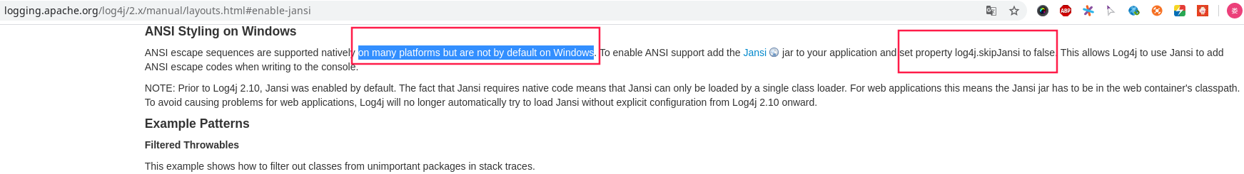 springboot log4j2配置参考-highlight-IDE控制台彩色日志_log4j2 disableansi-CSDN博客