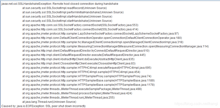 Jmeter 提示 Sslsslhandshakeexception Remote Host Closed Connection During Handshake 解决
