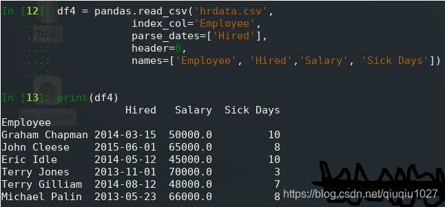 Python Pandas 解析(读取、写入) Csv 文件qiuqiu1027的博客 Csdn博客pandas写入csv