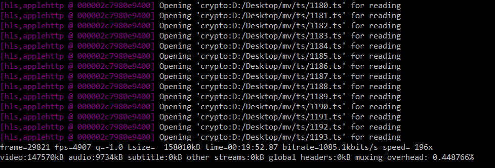 合并多个ts文件,处理加密的ts文件_加密的ts文件怎么合并-CSDN博客
