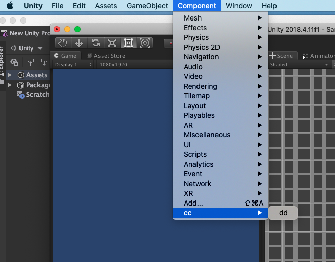 Addcomponentmenu 使用 Csdn博客 