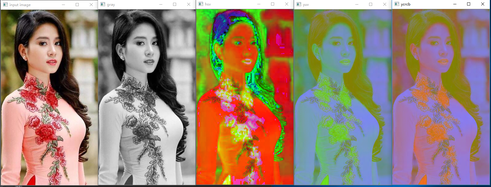 OpenCV的色彩空间实例_opencv 中有多种色彩空间,包括rgb、hsi、hsl、hsv、hsb、ycrcb、cie xy-CSDN博客