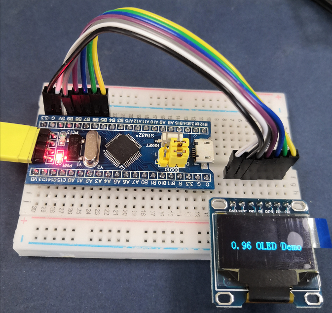 STM32驱动0.96寸OLED液晶屏_stm32f103zet6 四脚oled-CSDN博客